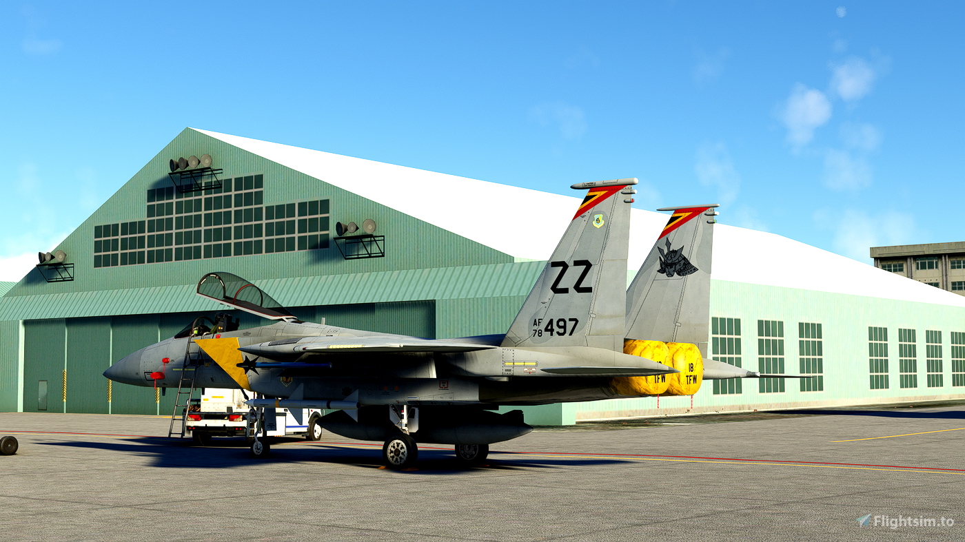 DC Designs F-15C - USAF 18th TFW for Microsoft Flight Simulator | MSFS