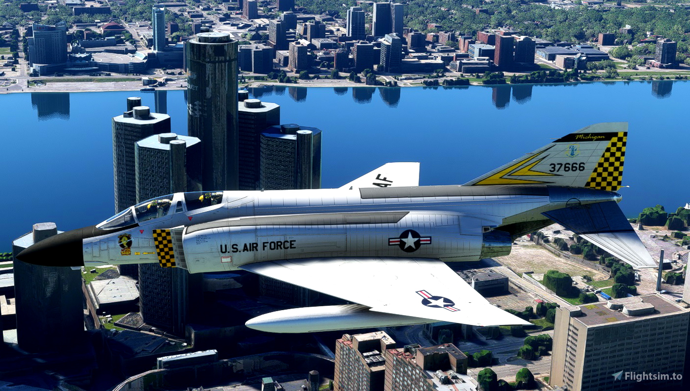 DC Designs F4 Phantom Michigan ANG "Six Pack" for Microsoft Flight ...