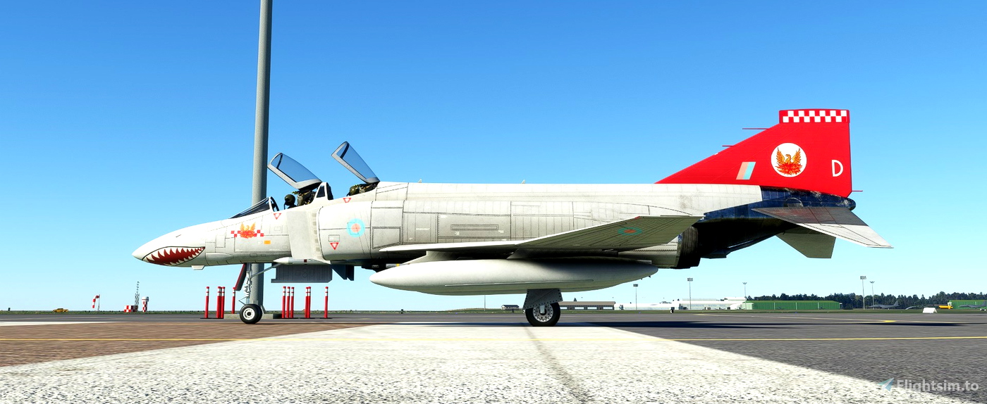 DC Designs Phantom FGR.2 XV470/D RAF 56 Squadron. for Microsoft Flight ...