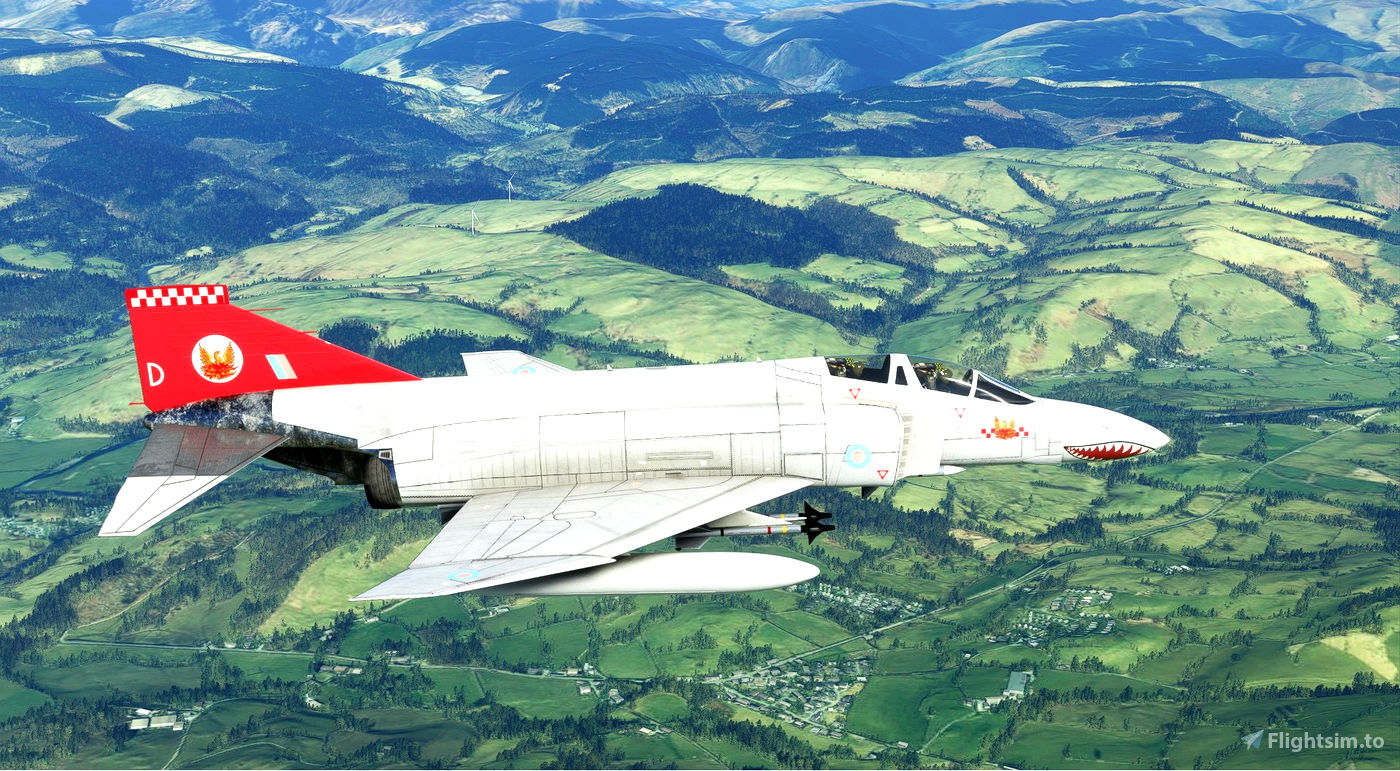 DC Designs Phantom FGR.2 XV470/D RAF 56 Squadron. for Microsoft Flight ...