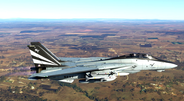 DCD F-14A Tomcat VF-154 Black Knights 104 for Microsoft Flight ...