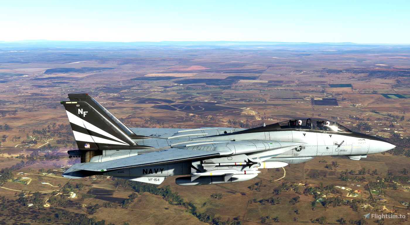 DCD F-14A Tomcat VF-154 Black Knights 103. for Microsoft Flight ...
