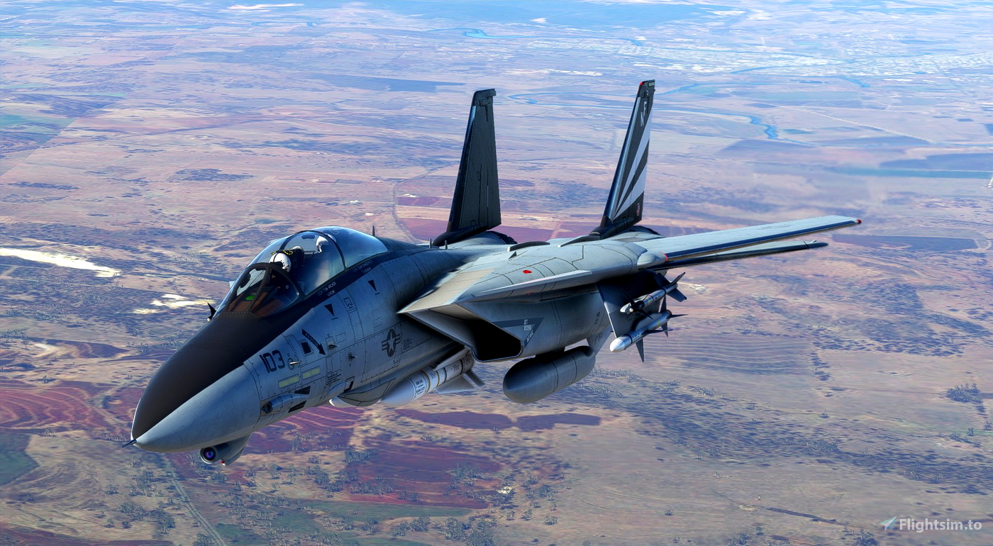 DCD F-14A Tomcat VF-154 Black Knights 103. for Microsoft Flight ...