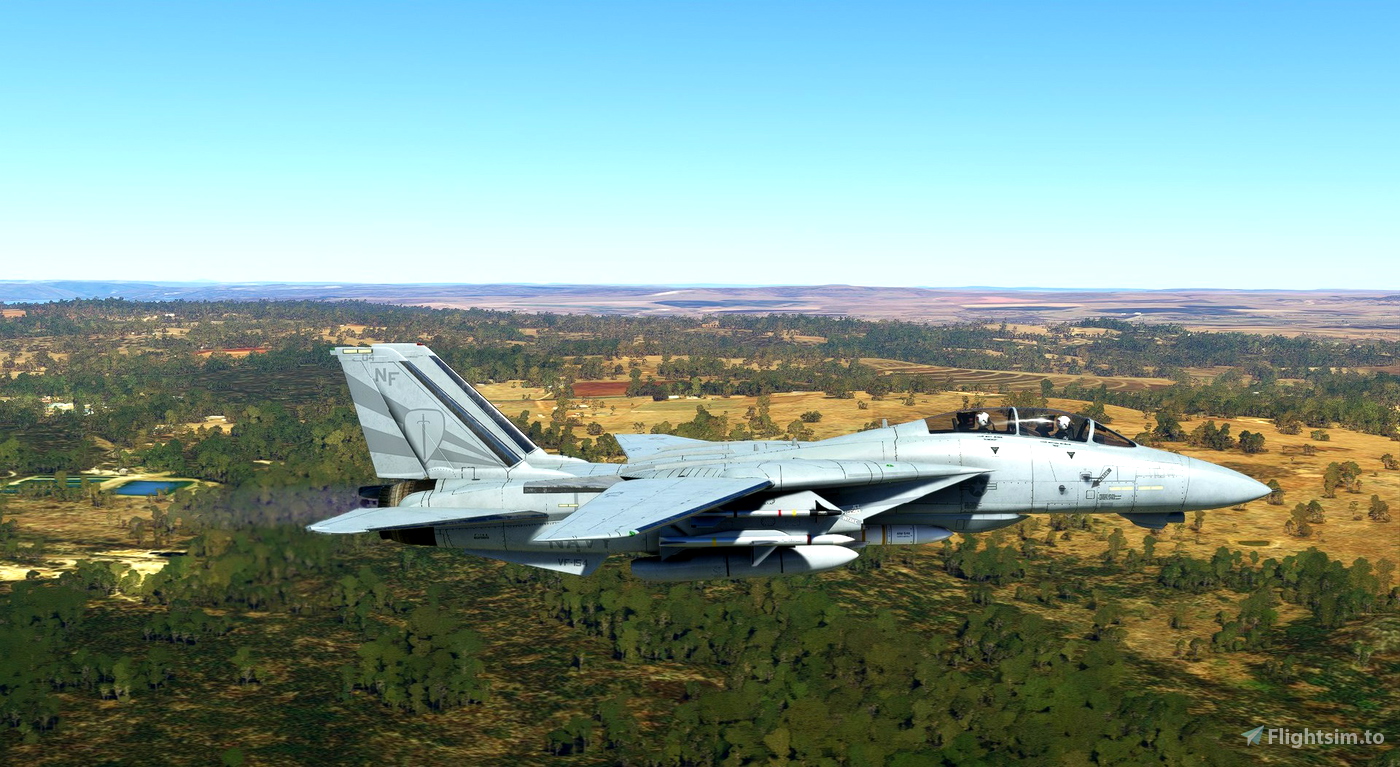 DCD F-14A Tomcat VF-154 Black Knights 104 for Microsoft Flight ...