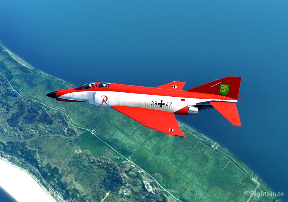 DCD F-4F GAF 25 YEARS JG71 3847 for Microsoft Flight Simulator | MSFS