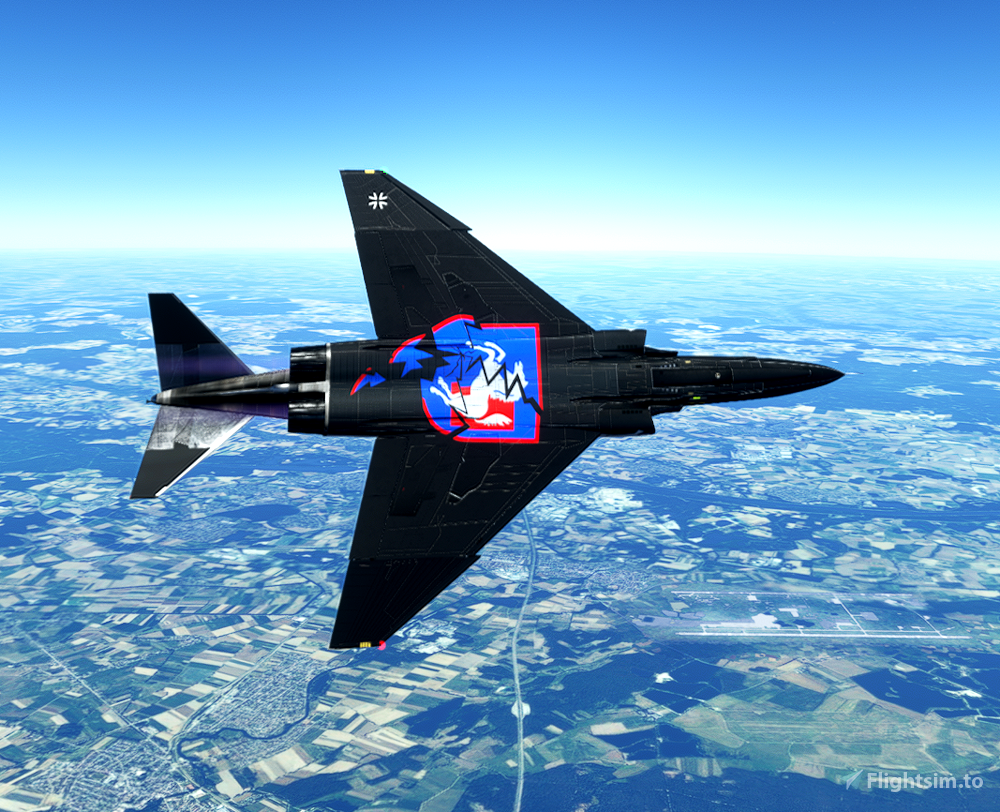 DCD F-4F GAF JG72 Phly-out 3711 for Microsoft Flight Simulator | MSFS