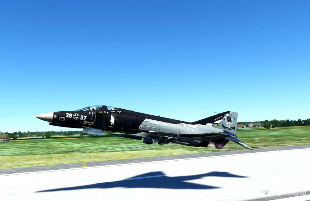 DCD F-4F GAF JG74 PHLYOUT 3837 for Microsoft Flight Simulator | MSFS