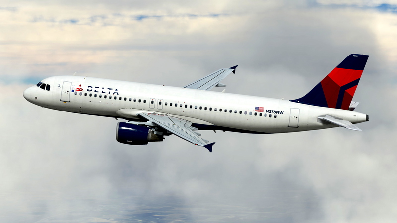Delta Air Lines N378NW w/Cabin | Fenix A320 (8K + 4K) for Microsoft ...