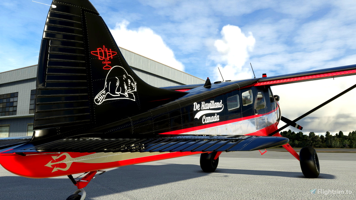 DHC2 Beaver - Red Devil for Microsoft Flight Simulator | MSFS