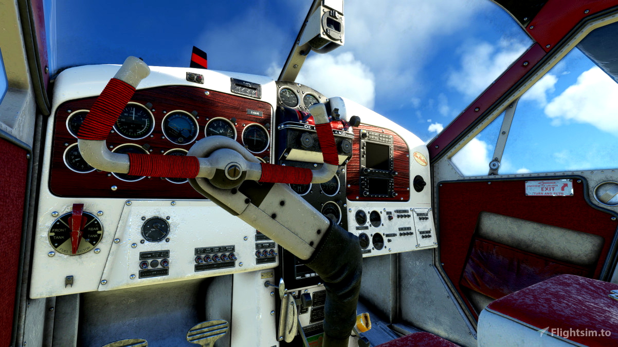 DHC2 Beaver - Red Devil for Microsoft Flight Simulator | MSFS