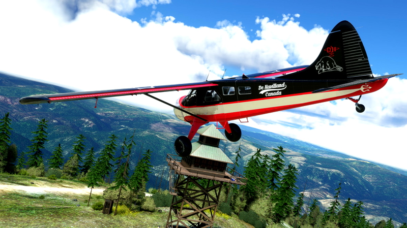 DHC2 Beaver - Red Devil for Microsoft Flight Simulator | MSFS