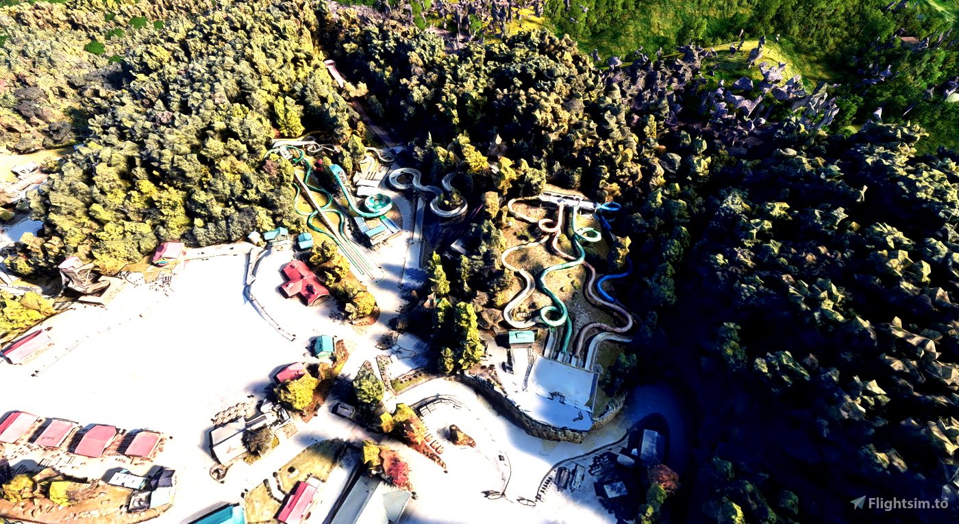 Dollywood's Splash Country pro Microsoft Flight Simulator | MSFS