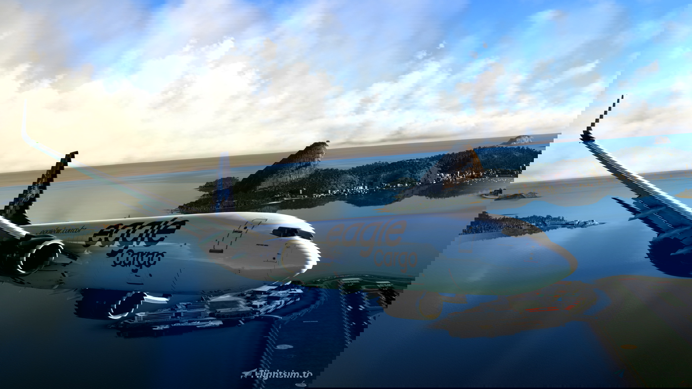Eagle Cargo PT-EAC (PMDG B738 BDSF) 4K for Microsoft Flight Simulator | MSFS