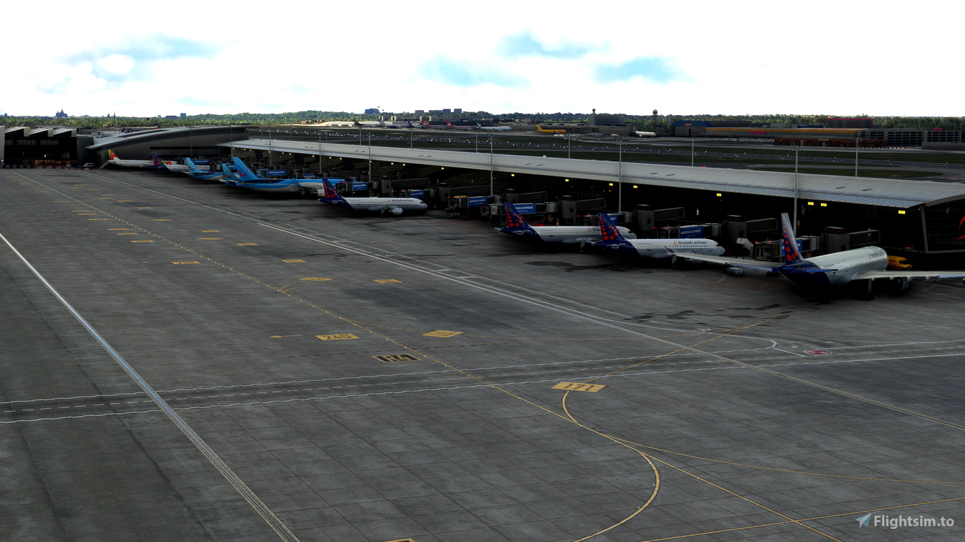 EBBR FSLTL Static Aircraft for Microsoft Flight Simulator | MSFS