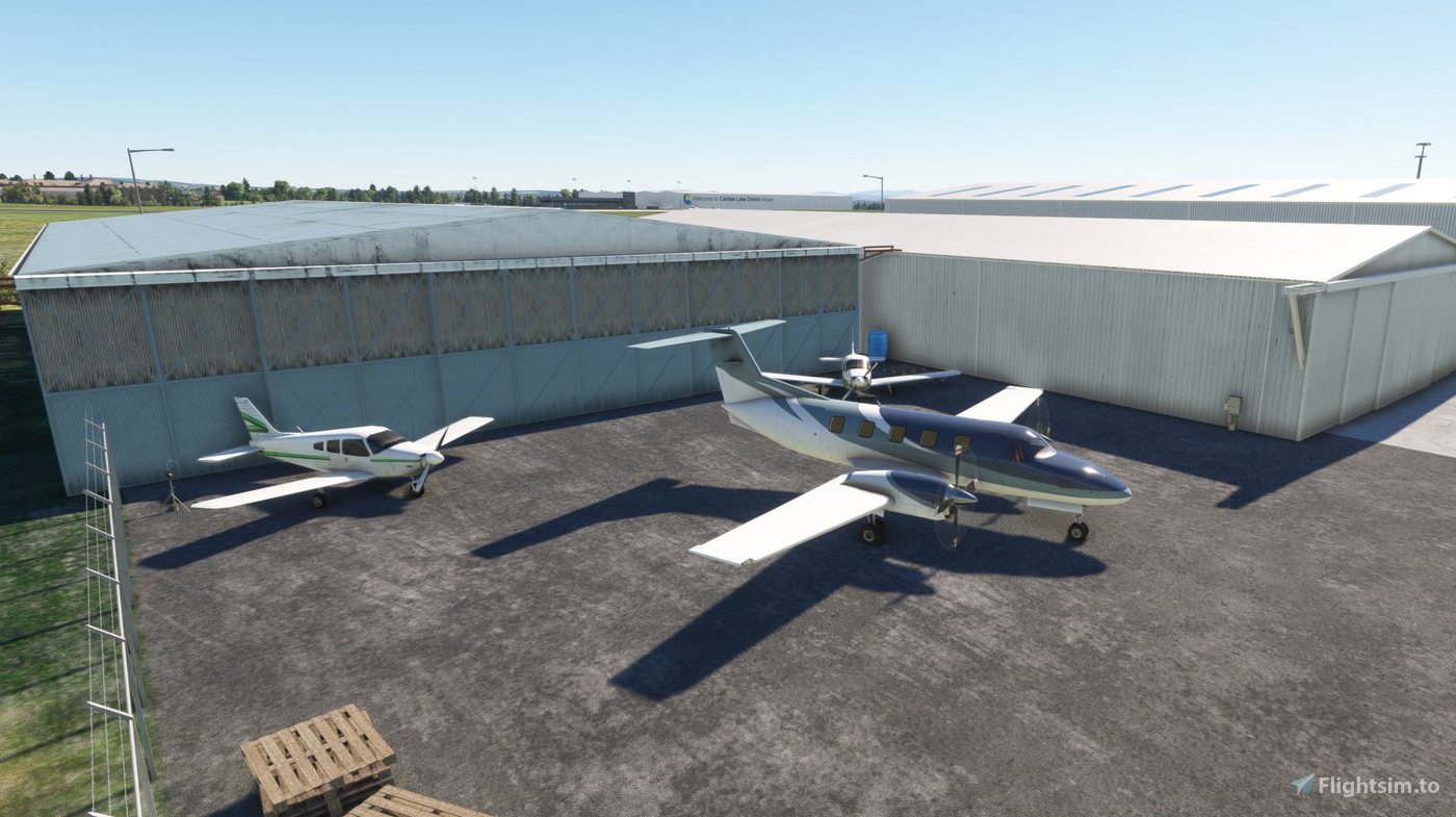 UK2000 Scenery - EGNC - Carlisle Airport for Microsoft Flight Simulator ...