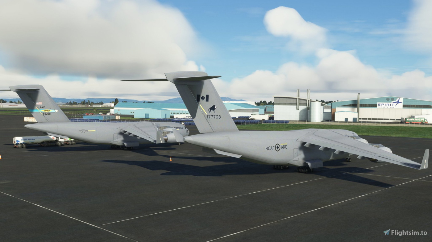 UK2000 Scenery - EGPK - Glasgow Prestwick Airport for Microsoft Flight ...