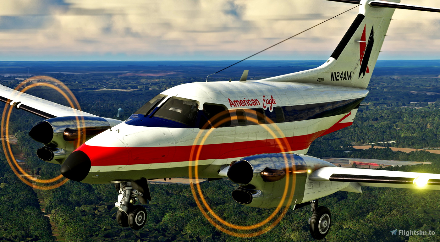 Embraer EMB 121 - American Eagle for Microsoft Flight Simulator | MSFS