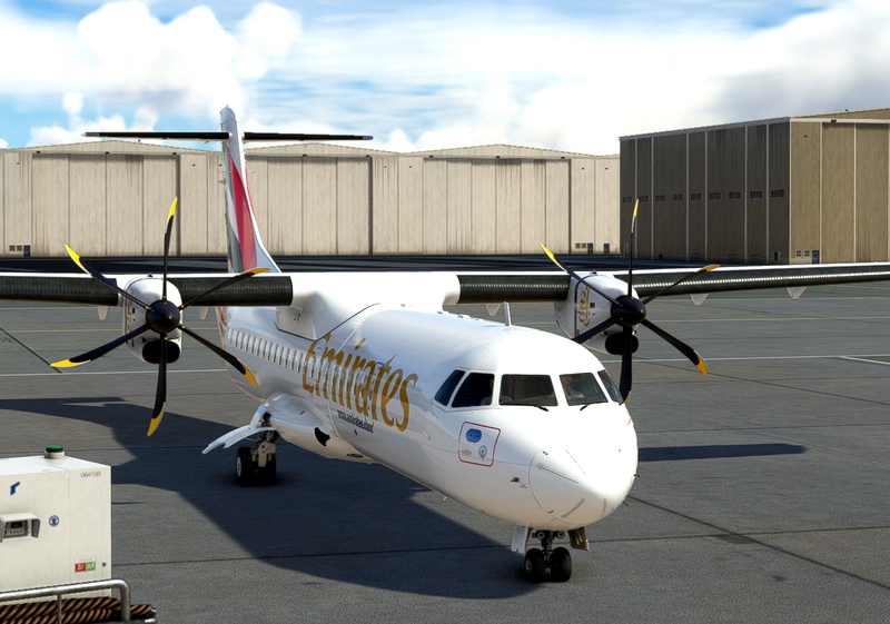 Emirates Fictional Livery (A6-HPS) - Asobo ATR 72-600 for Microsoft ...