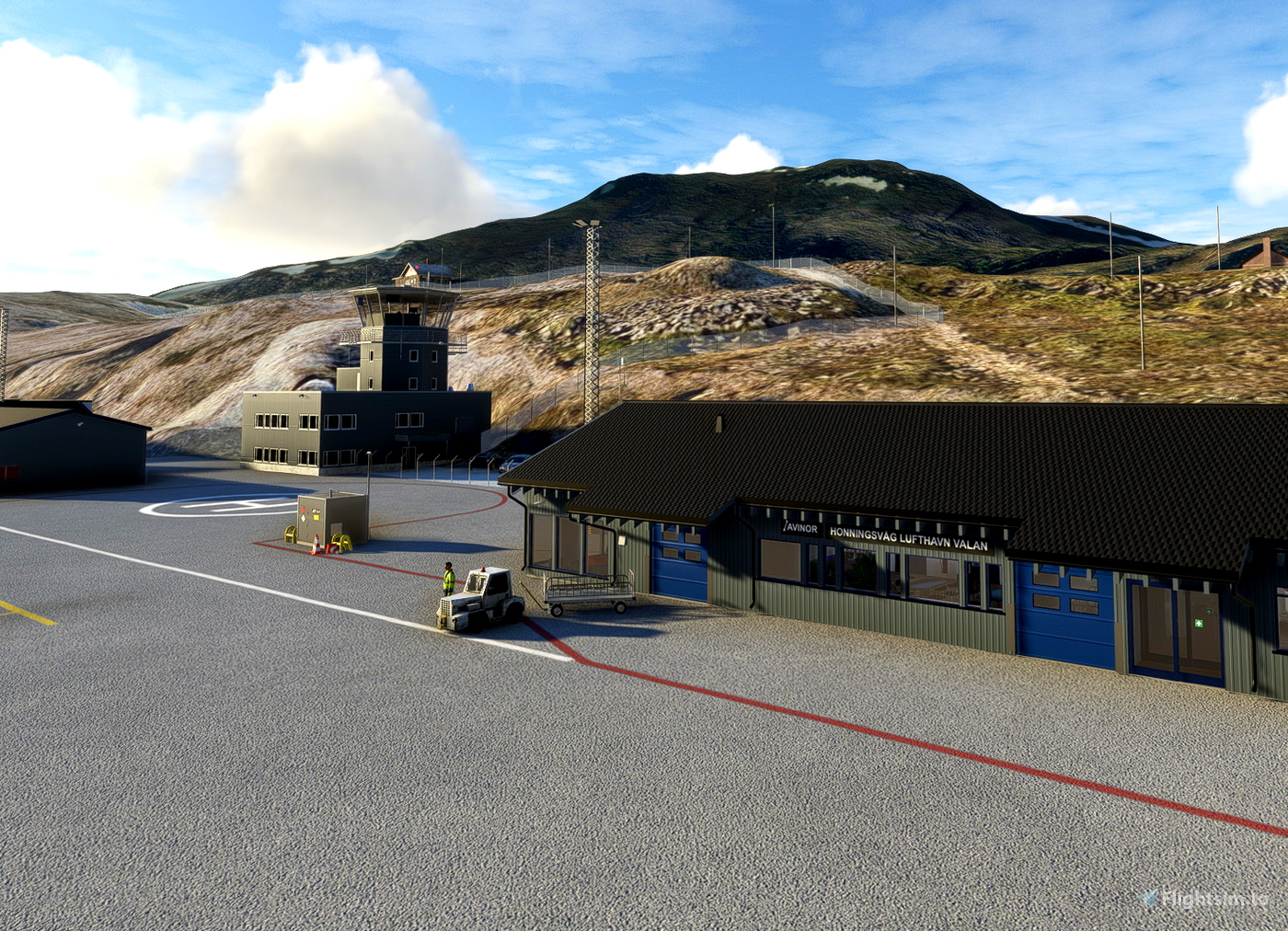 ENHV - Honningsvåg airport, Valan para Microsoft Flight Simulator | MSFS