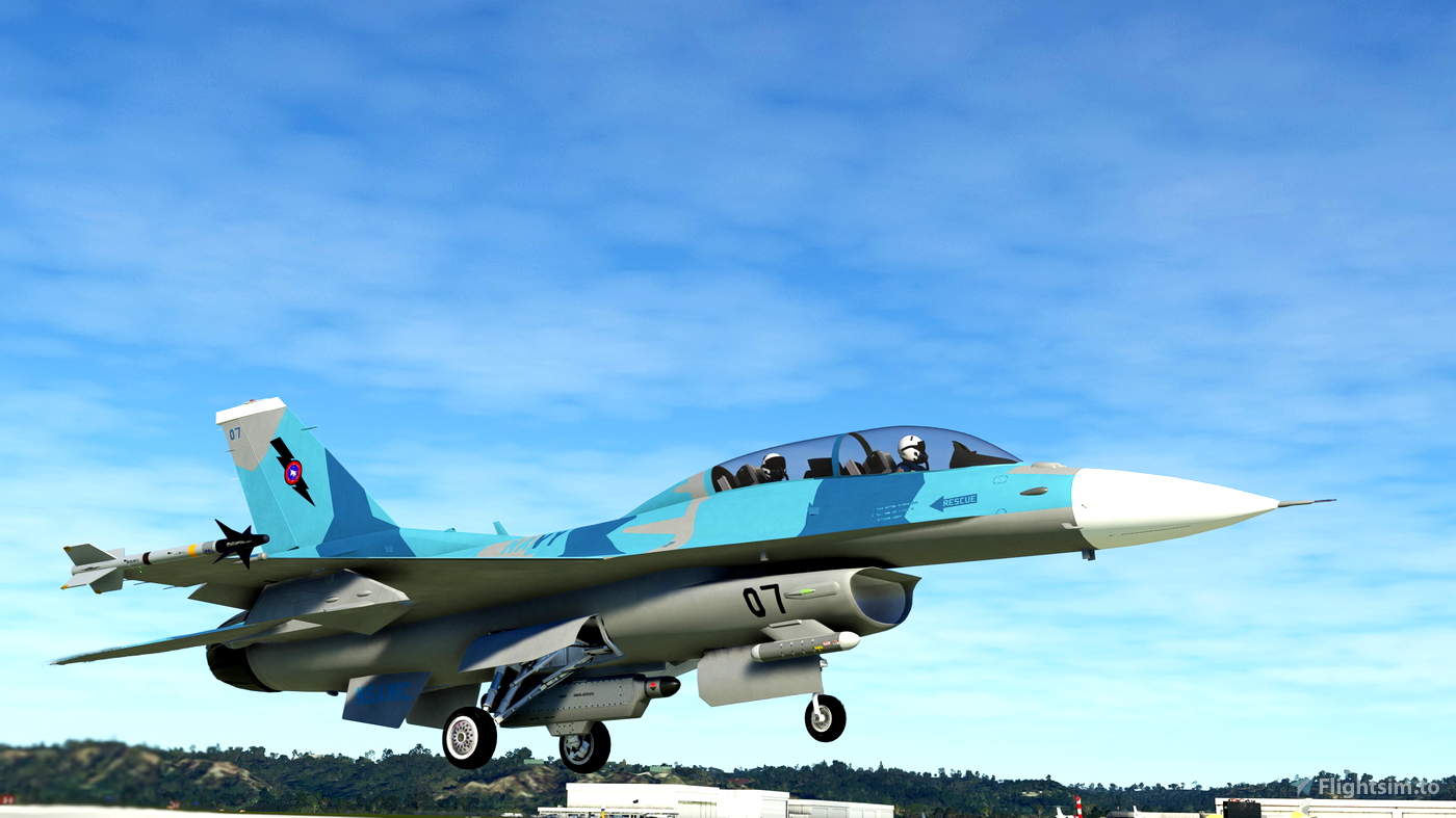 F-16D TOPGUN and NSAWC Package for Microsoft Flight Simulator | MSFS