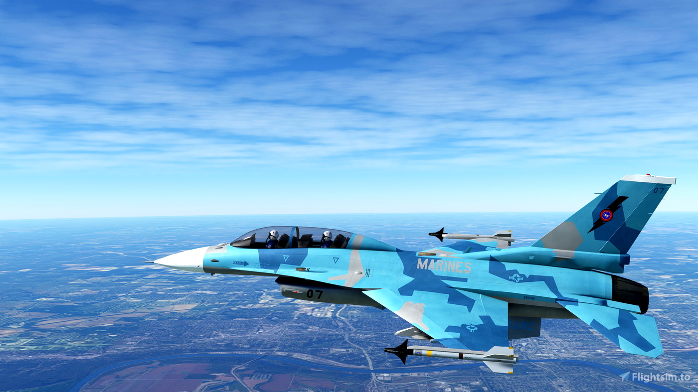 F-16D TOPGUN and NSAWC Package for Microsoft Flight Simulator | MSFS