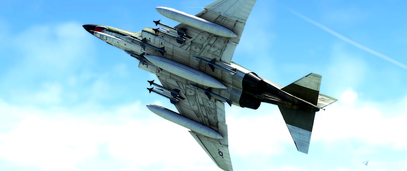 F-4E Phantom AF 79-301 469th TFS "The Brave Bulls" for Microsoft Flight ...