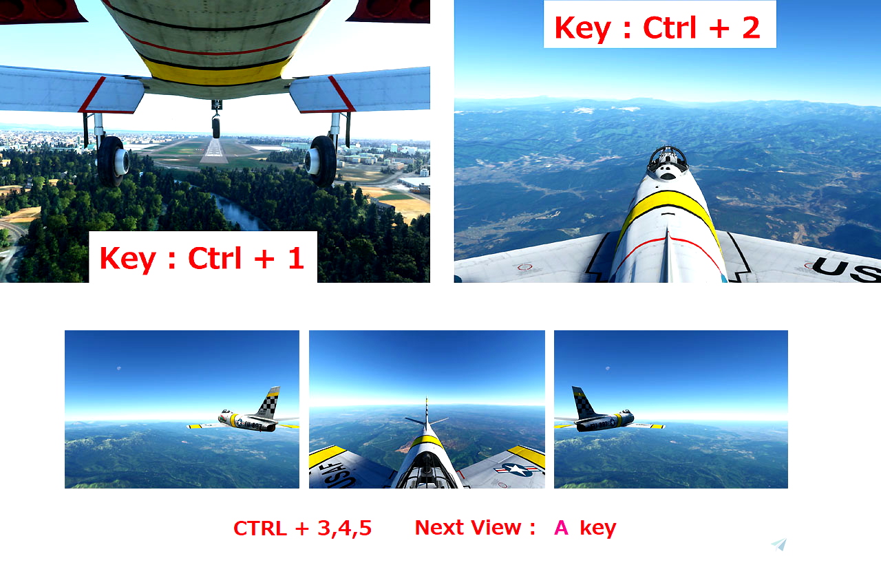 F-86 Sabre Aerobatic Flight model V2.7 / for F86 Milviz Conversion til ...