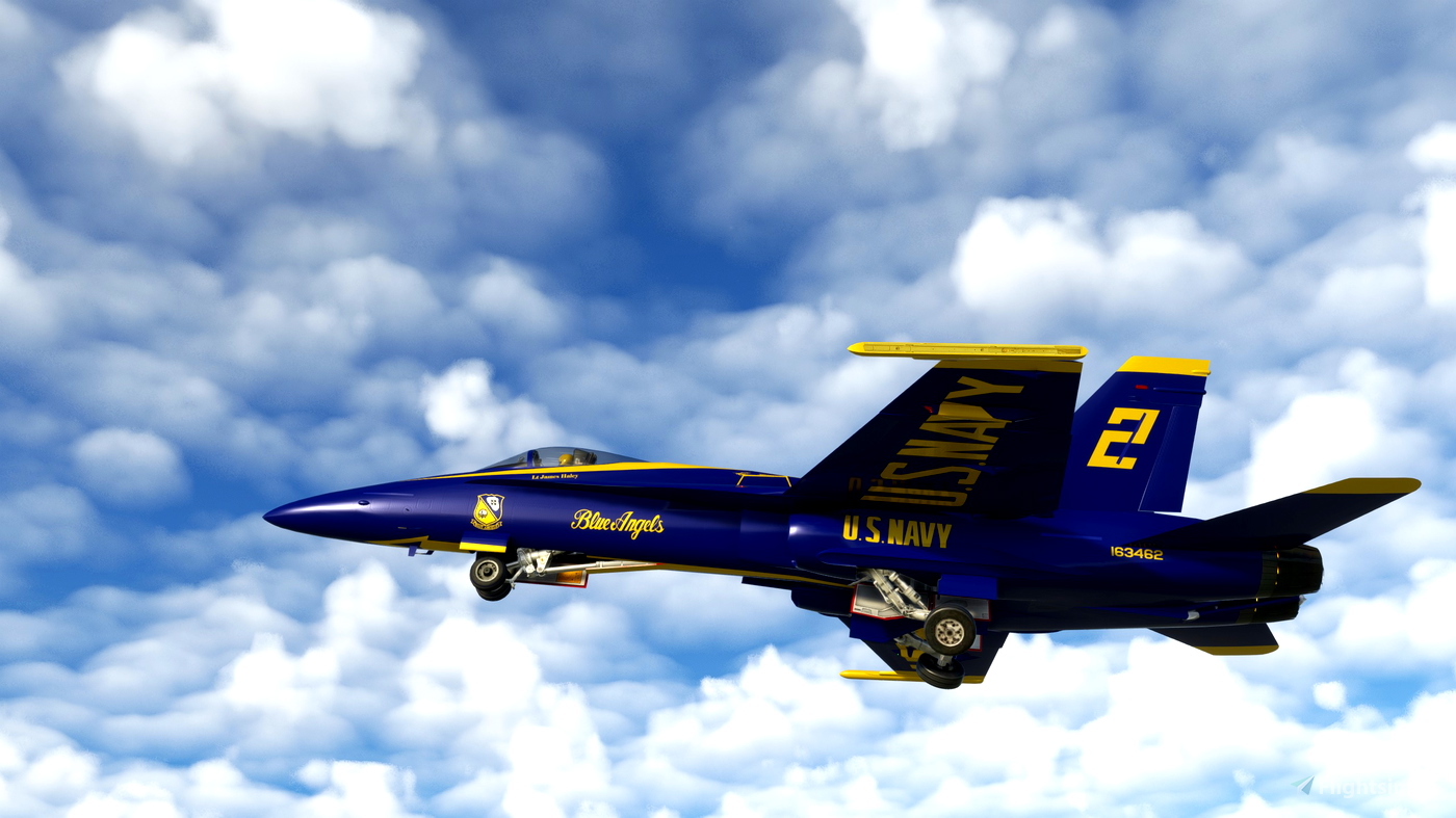 F/A-18C Blue Angels #2-6 for Microsoft Flight Simulator | MSFS