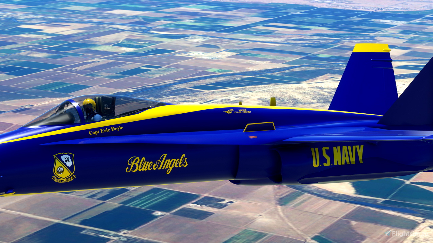F/A-18C BLUE ANGELS #1 para Microsoft Flight Simulator | MSFS