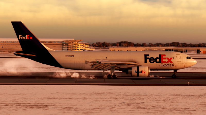 FedEx (N722FD & N664FE) 8K & 4K - IniBuilds A300 Freighter 对于 Microsoft ...