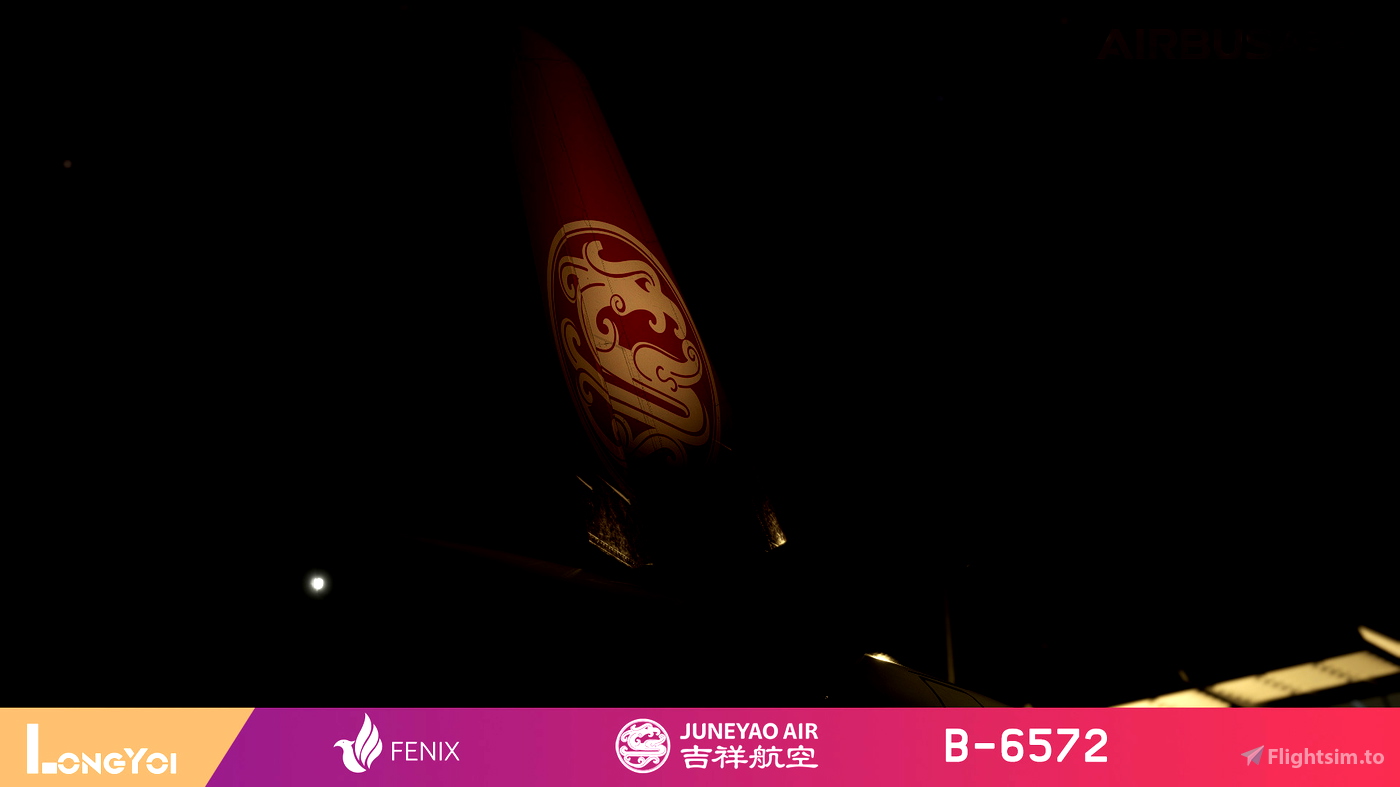 FENIX 320 Juneyao Air 吉祥航空 B-6572 for Microsoft Flight Simulator | MSFS