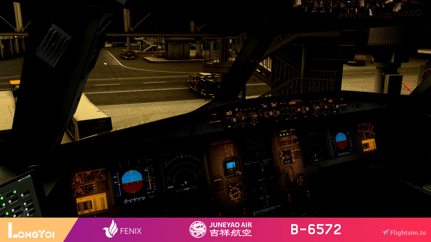 FENIX 320 Juneyao Air 吉祥航空 B-6572 for Microsoft Flight Simulator | MSFS