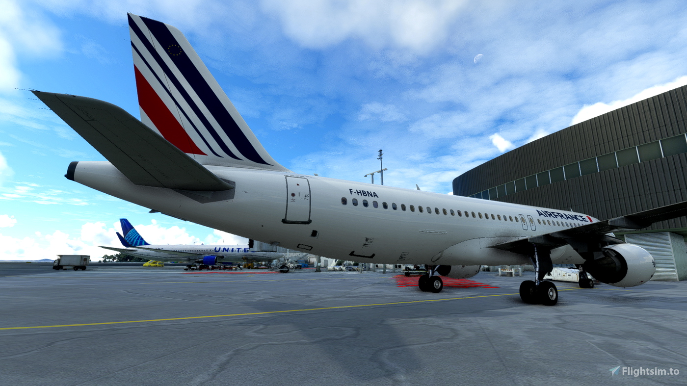 FENIX A320 Air France 2009 Livery F-HBNA with blue winglets variant 8K ...