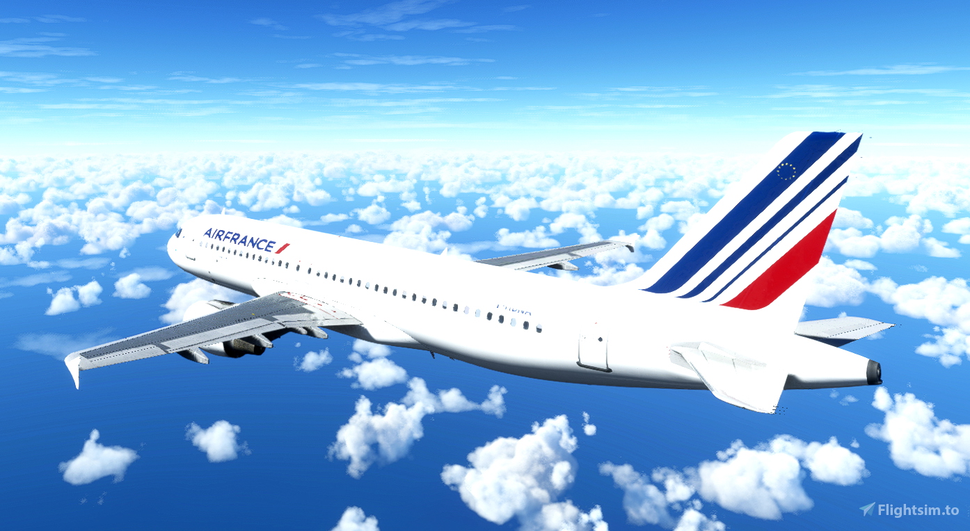 FENIX A320 Air France 2009 Livery F-HBNA with blue winglets variant 8K ...