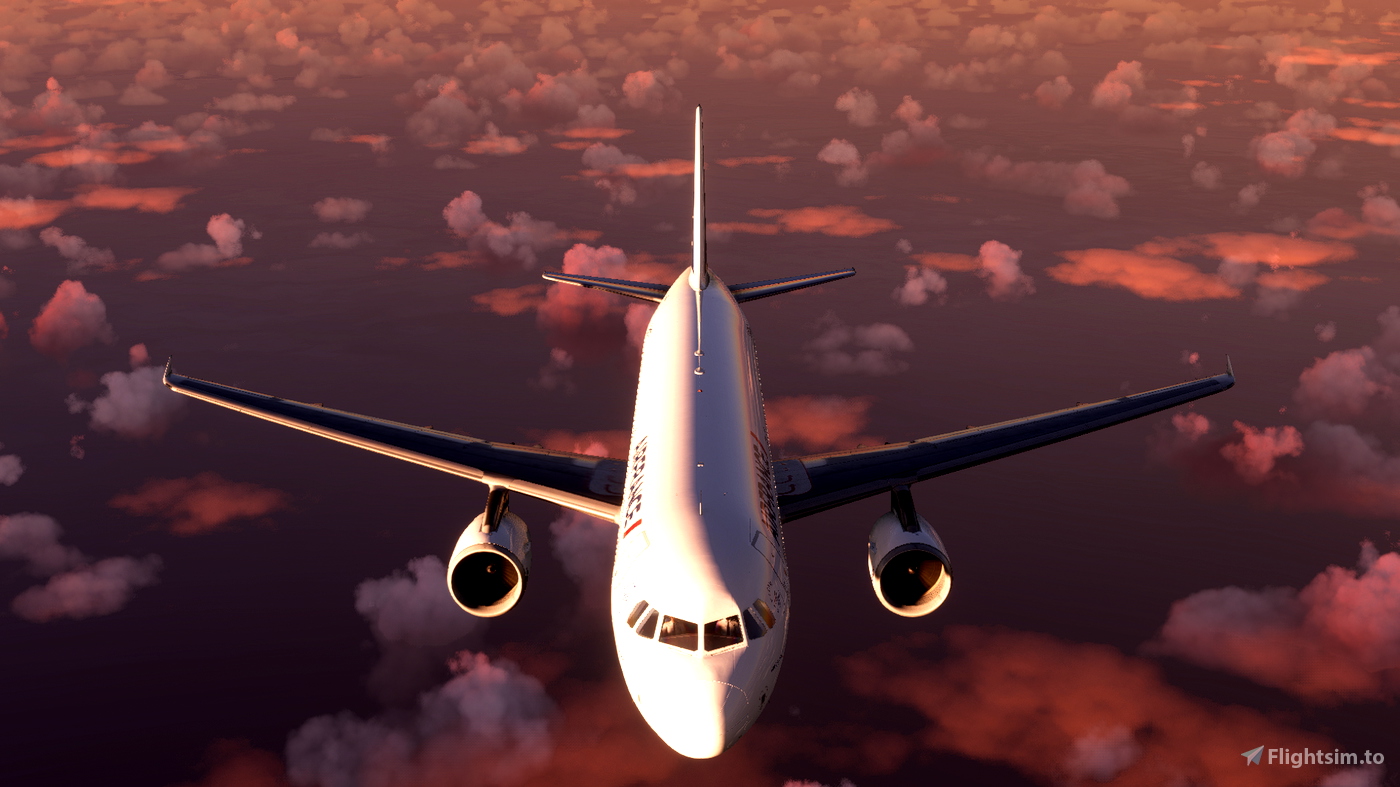 FENIX A320 Air France 2009 Livery F-HBNA with blue winglets variant 8K ...