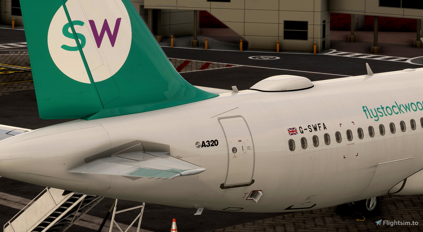 Fenix A320 CFM - Stockwood Air Modern - G-SWFA "Spirit Of Luton" for ...