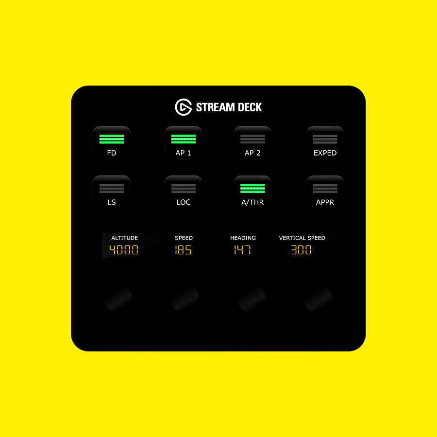 Flight Panels - Fenix A320 Stream Deck + Autopilot Panel for Microsoft ...