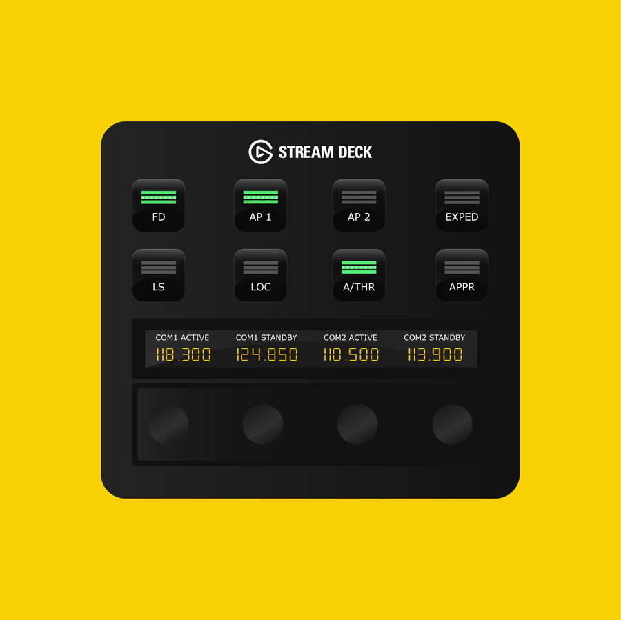 Flight Panels - Fenix A320 Stream Deck + Autopilot Panel for Microsoft ...