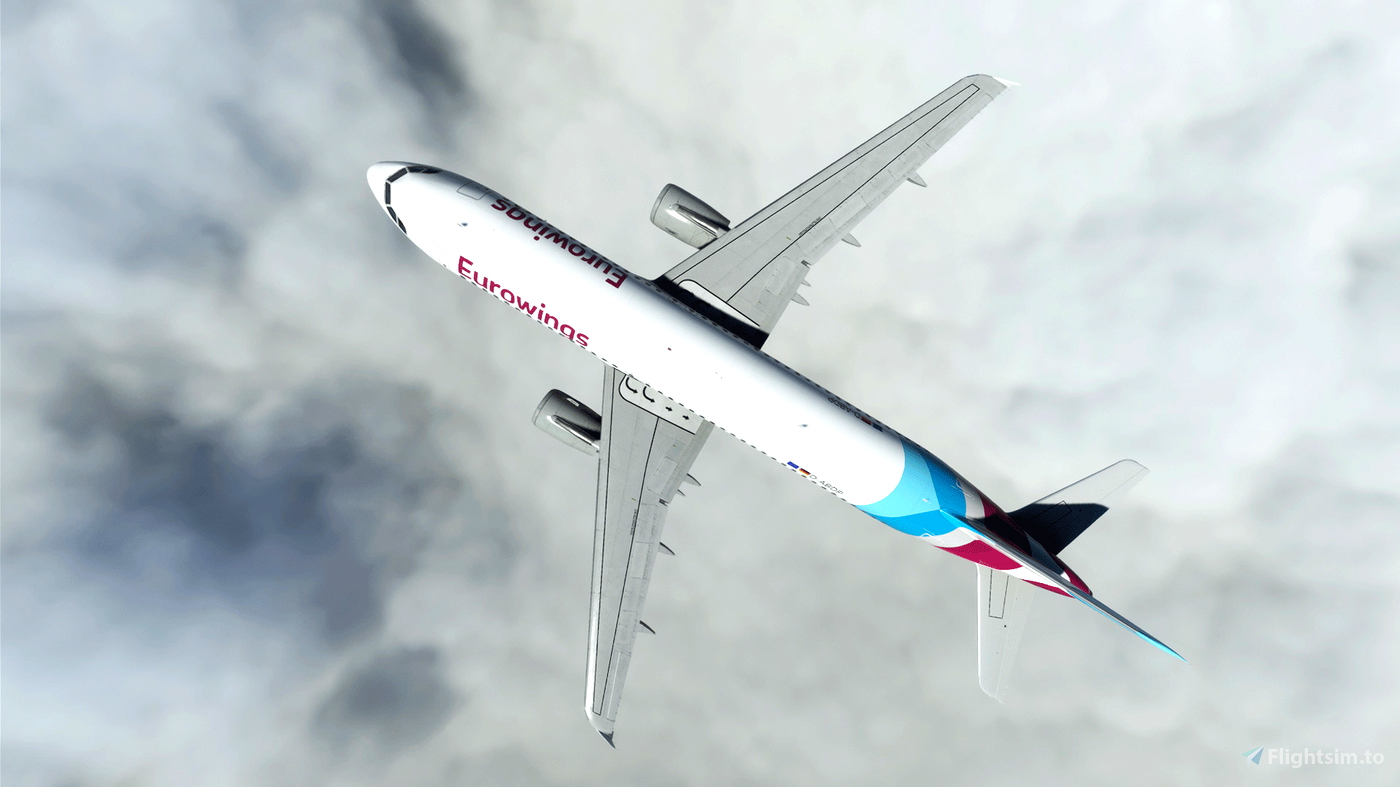 Fenix A320 /w cabin Eurowings - "Kroatien - Voller Leben" Sticker - (D ...