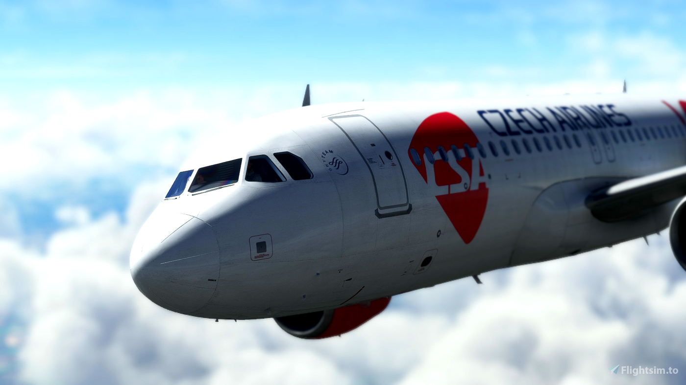 Fenix Airbus A320 Czech Airlines 100 Years Sticker | 4K for Microsoft ...