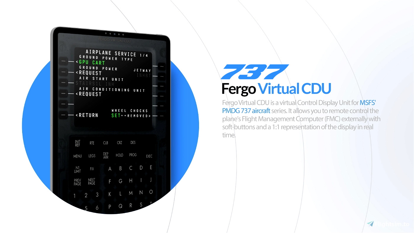 Fergo Simworks - Fergo Virtual CDU - PMDG 737 for Microsoft Flight ...
