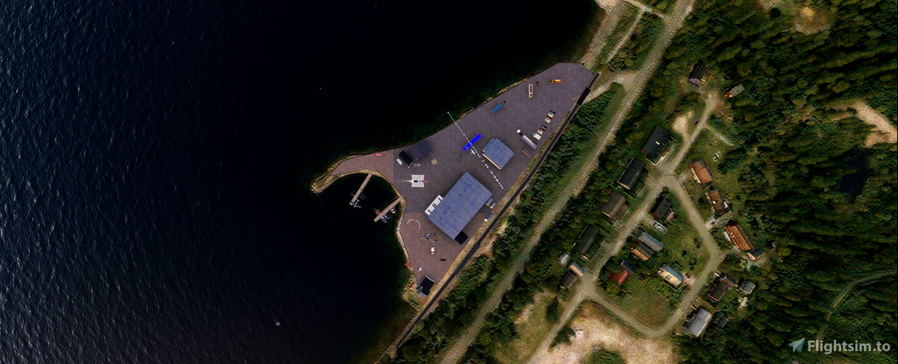 Fiskflyg Helipad Porjus for Microsoft Flight Simulator | MSFS