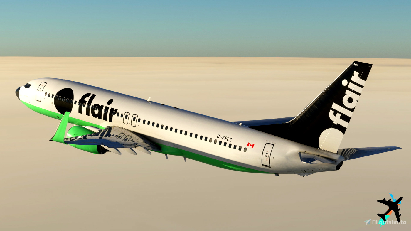 Flair [C-FFLC] | PMDG B737-800BW for Microsoft Flight Simulator | MSFS