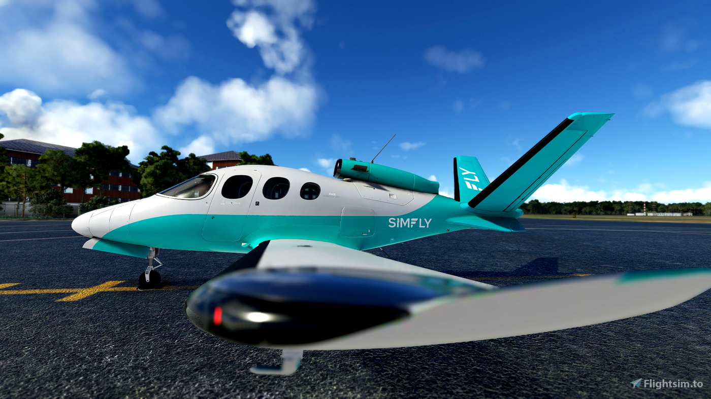 [FLIGHT FX] SimFly Cirrus SF50 Vision Jet G2 livery のために Microsoft ...