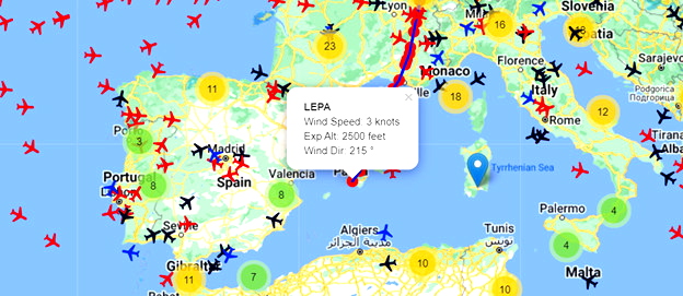 Flight Information Map for Microsoft Flight Simulator | MSFS