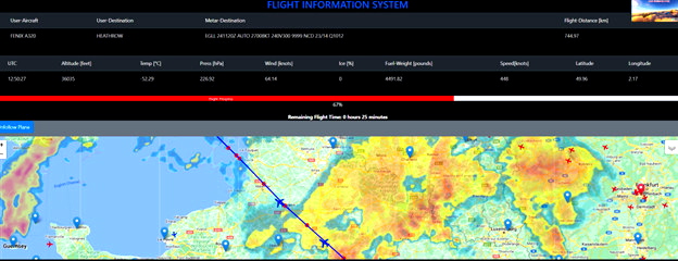 Flight Information Map for Microsoft Flight Simulator | MSFS