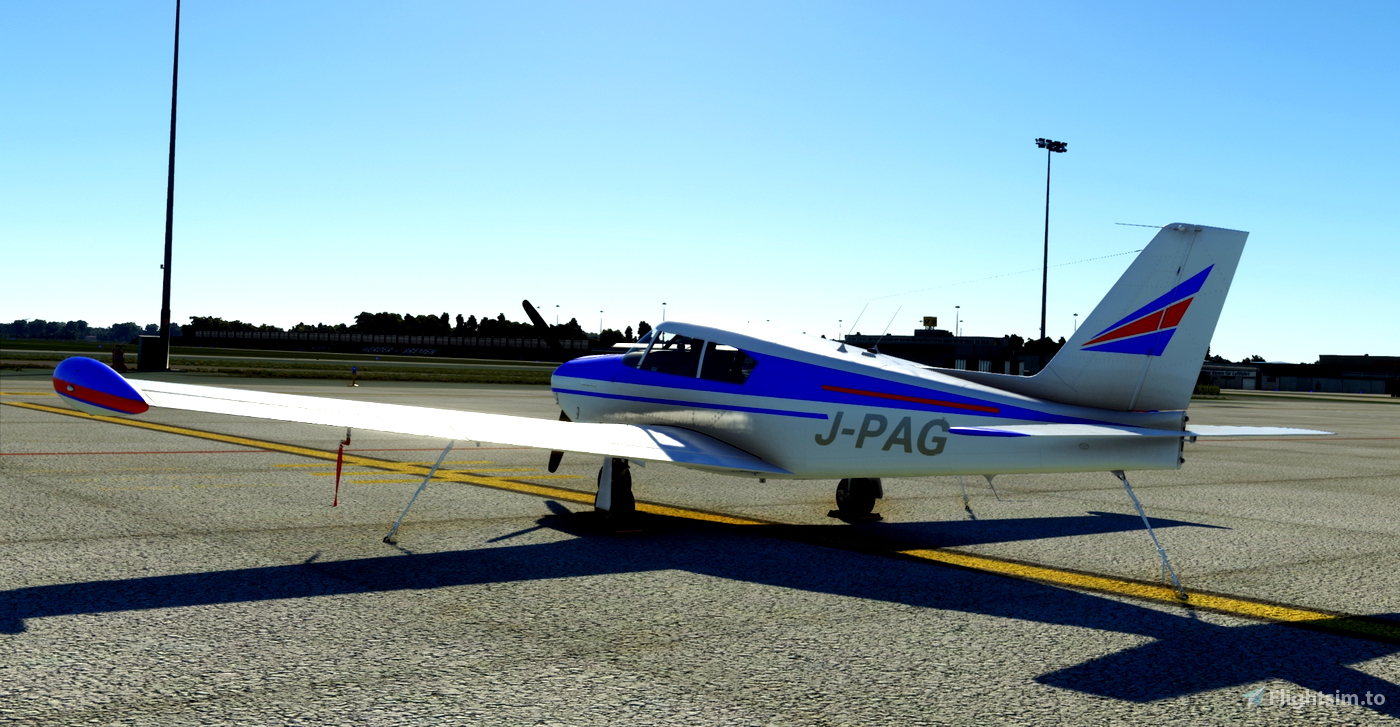 Flightsim Pictures Scott Livery for the A2A PA24-250 Comanche Custom ...
