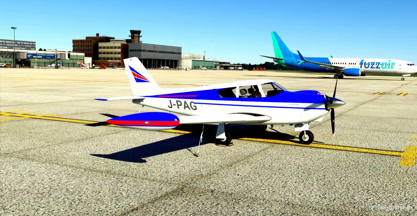 Flightsim Pictures Scott Livery for the A2A PA24-250 Comanche Custom ...