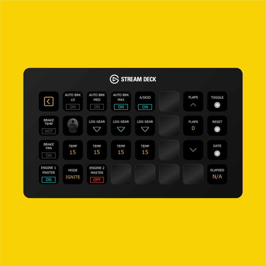 Flight Panels - Stream Deck Series: FlyByWire Airbus A32NX for ...