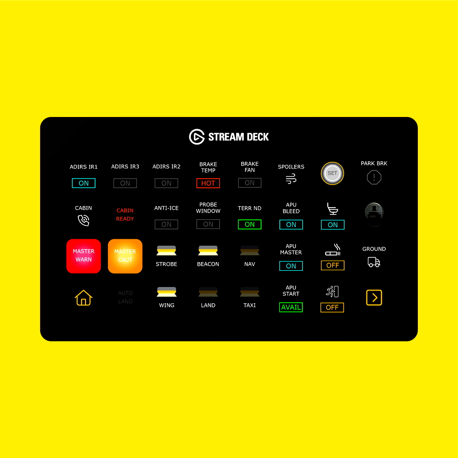 Flight Panels - Stream Deck Series: FlyByWire Airbus A32NX for ...